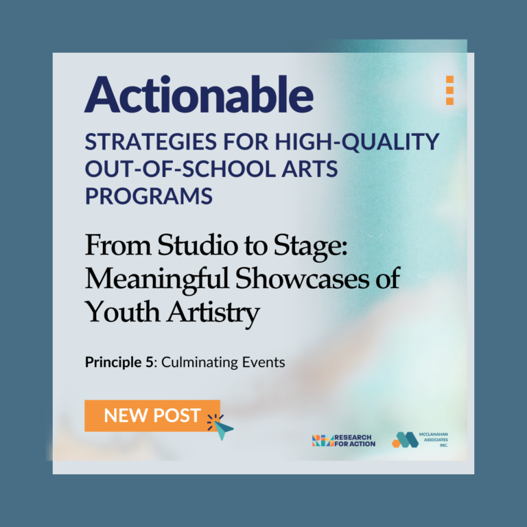 From Studio to Stage: Meaningful Showcases of Youth Artistry - Research ...
